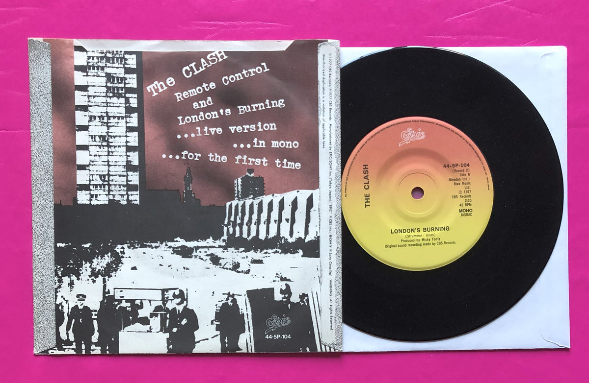 Clash - Remote Control 7" Single Japanese Epic Box Set Pressing From 7 ...