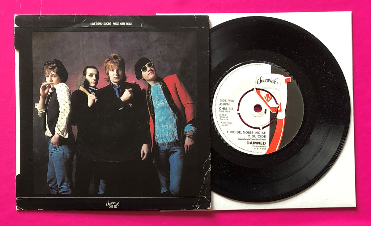 Damned - Love Song 7" Algy Ward Cover Black Vinyl Chiswick Records 197 ...